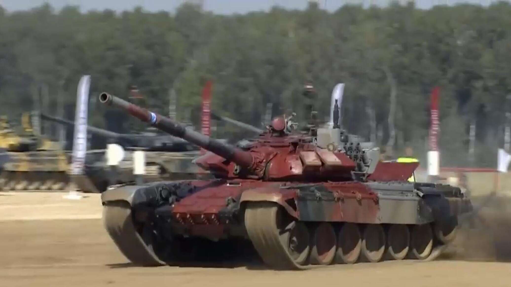 Старт соревнований по Танковому биатлону — запись прямого эфира - 13.08 ...